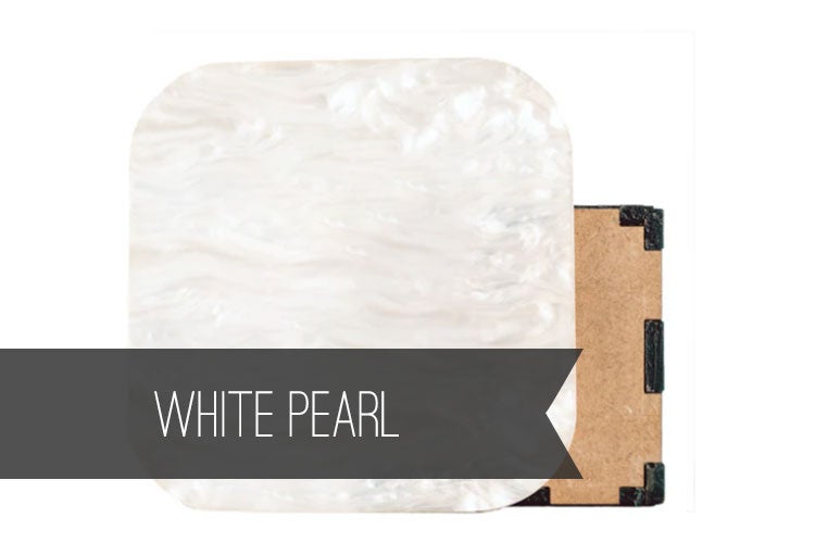 White Pearl Cast Acrylic | Shine Daily Vinyl Market