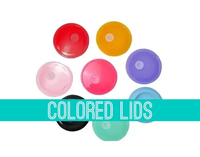 Colored Libby Lids | Shine Daily Vinyl Market