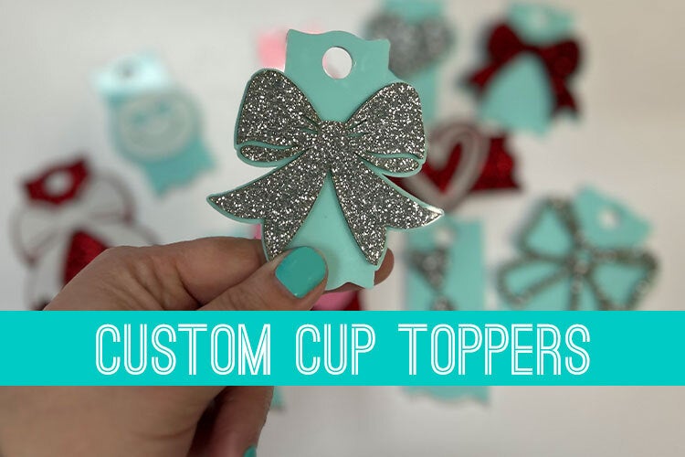 Custom Cup Toppers | Shine Daily Vinyl Market